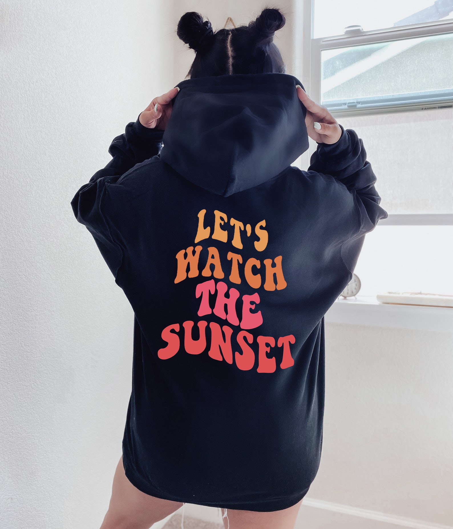 Lets Watch The Sunset Hoodie And Sweatshirt Aesthetic Hoodie Etsy