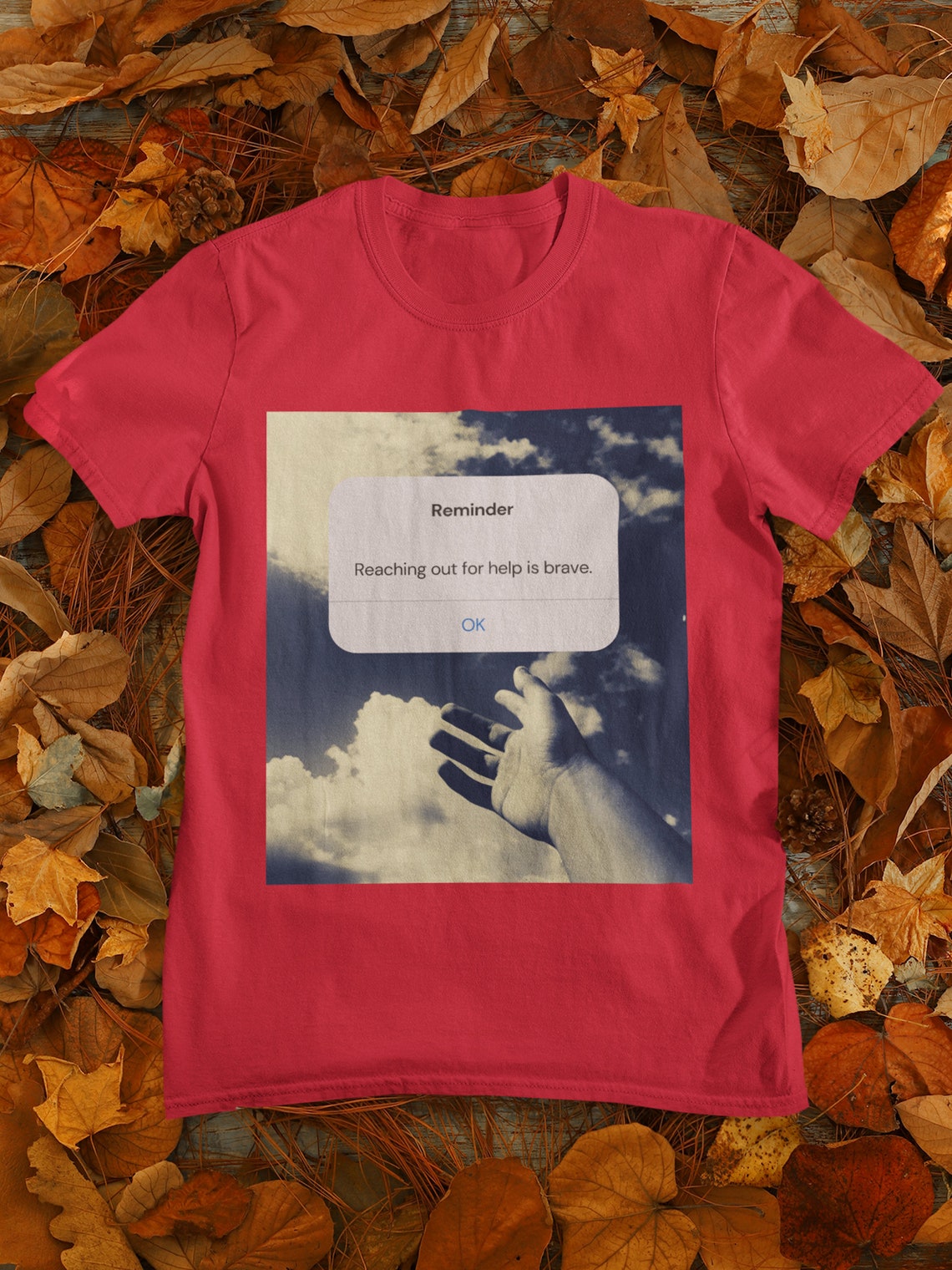 Reaching Out for Help is Brave T-shirt Ask for Help Mental - Etsy