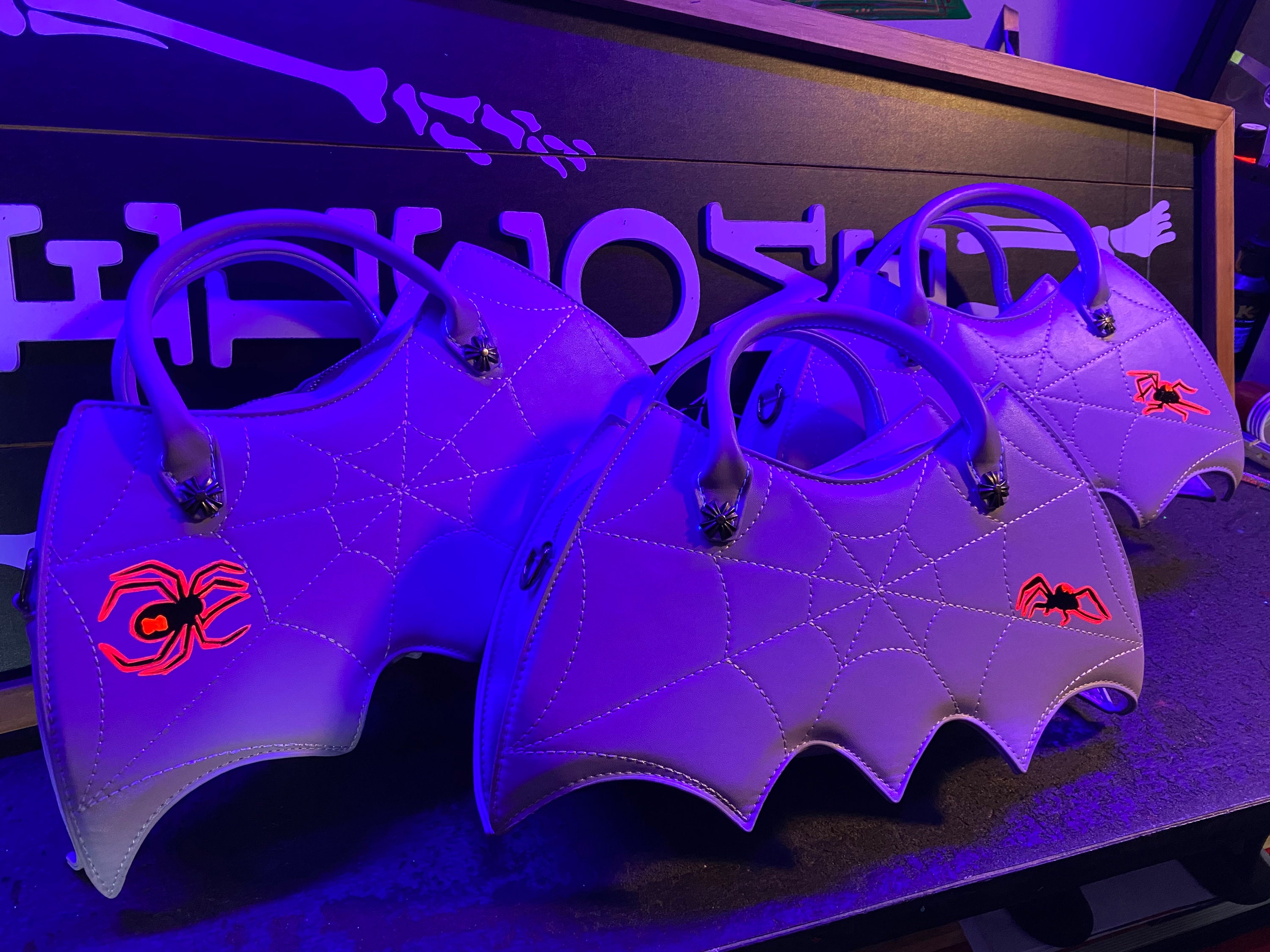 Bat Purses With Spiders. - Etsy