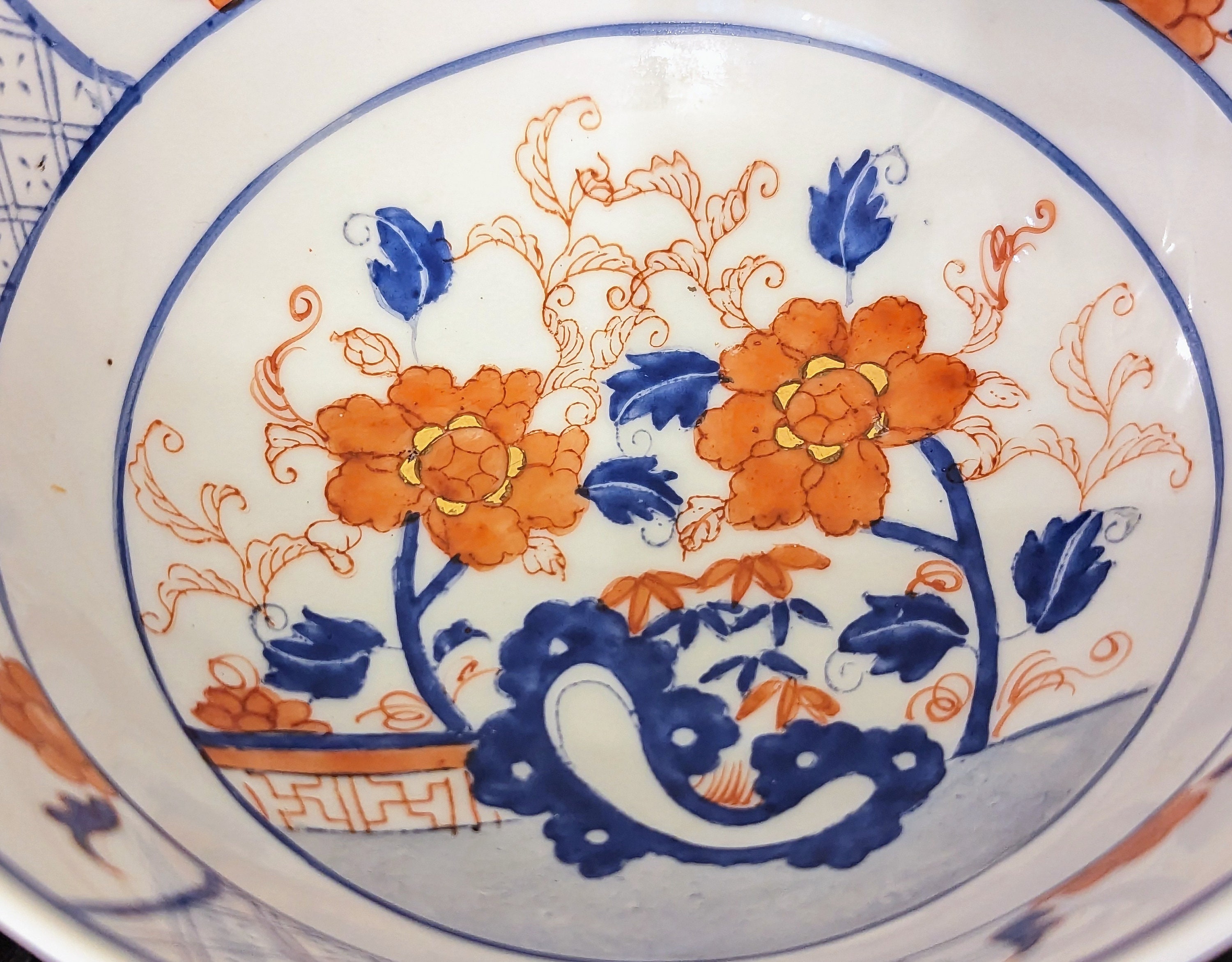 Vintage 1950's Japanese Porcelain Ware Bowl Imari Lord & Taylor Hong ...