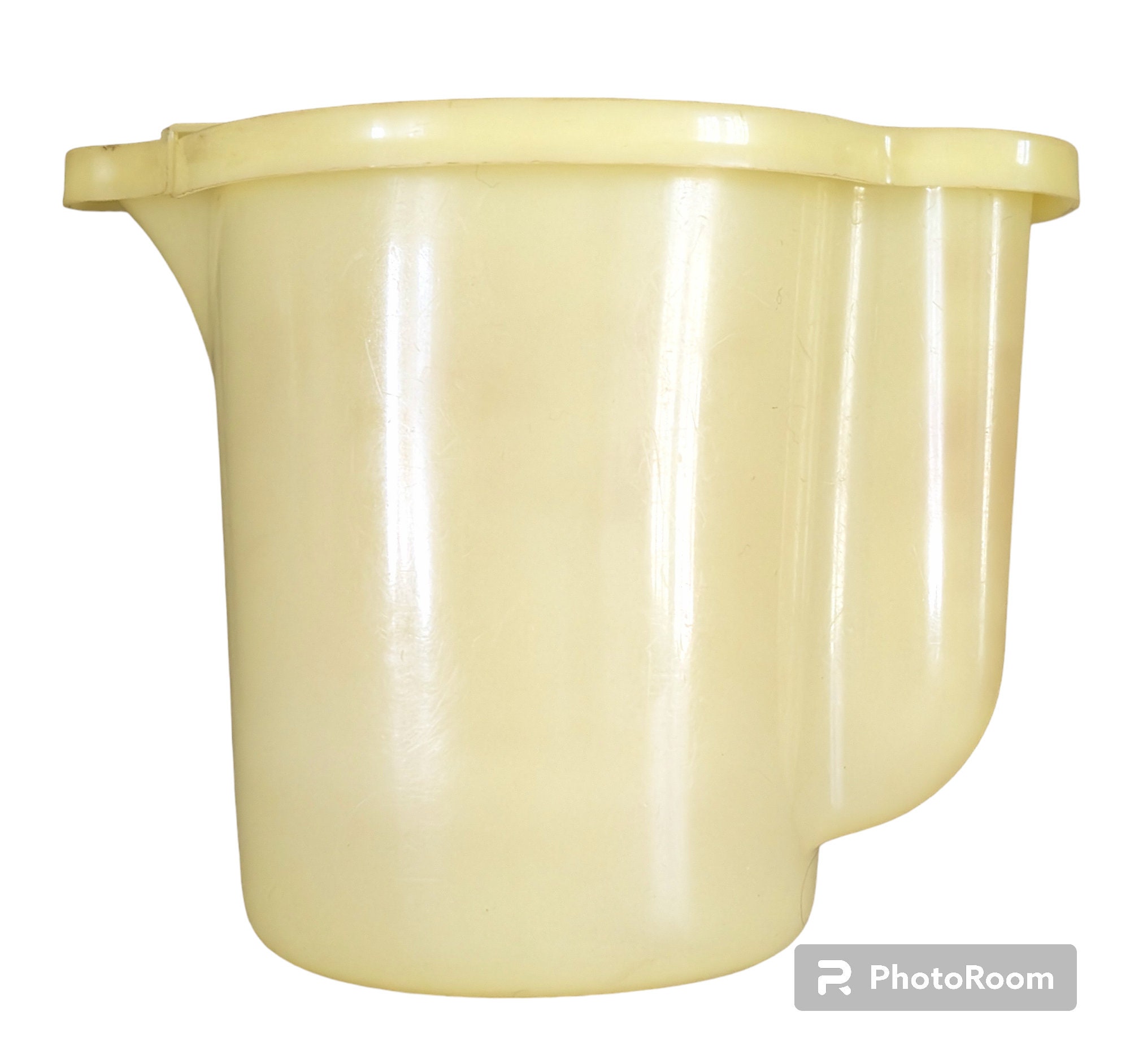 Vintage 1970 Tupperware Creamer Pitcher 131-1 Flip Top 5 Cup Yellow ...