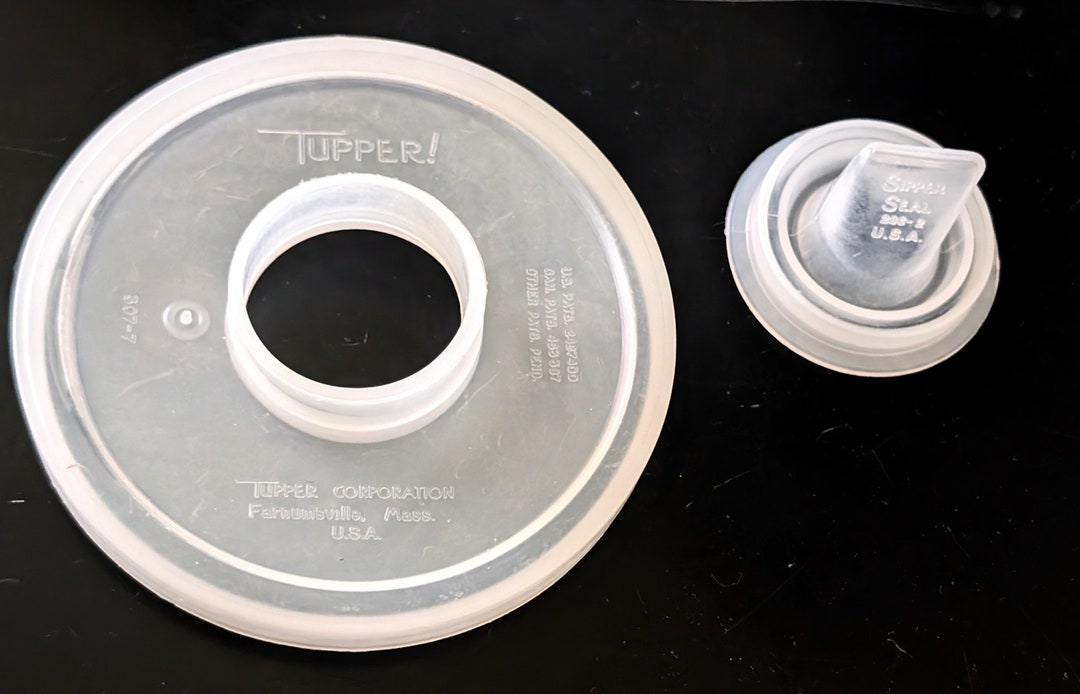 Vintage 1955 Tupperware Sipper Seal With Slot #286 With Tupper Seal Lid ...
