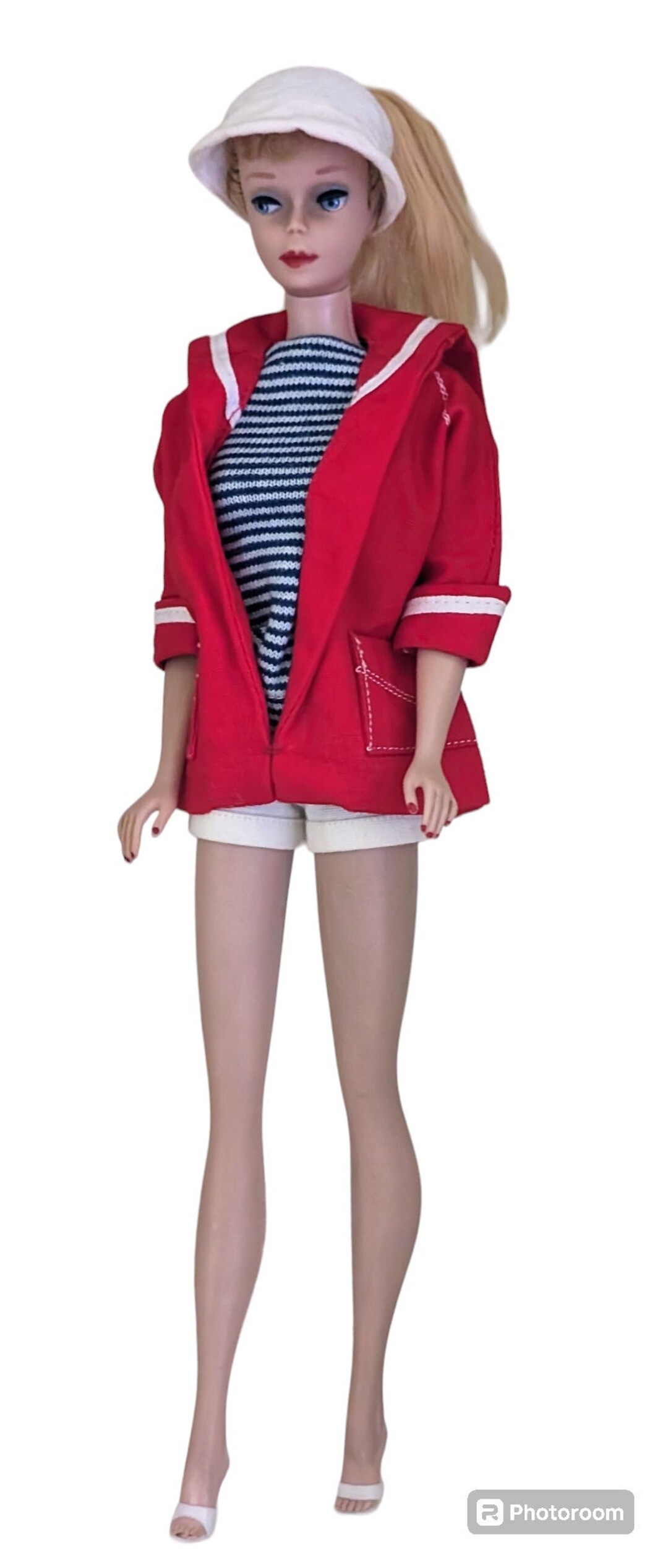 Vintage 1959 Barbie Resort Set Outfit 963 Mattel Jacket Shirt Shorts ...