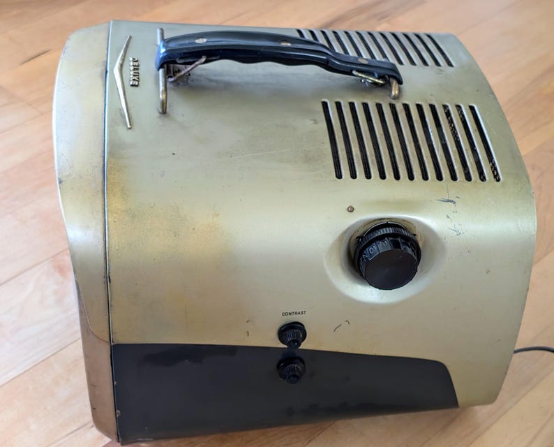 Vintage 1957 RCA Victor 14-PD-8055 Deluxe Black & White CRT Television ...