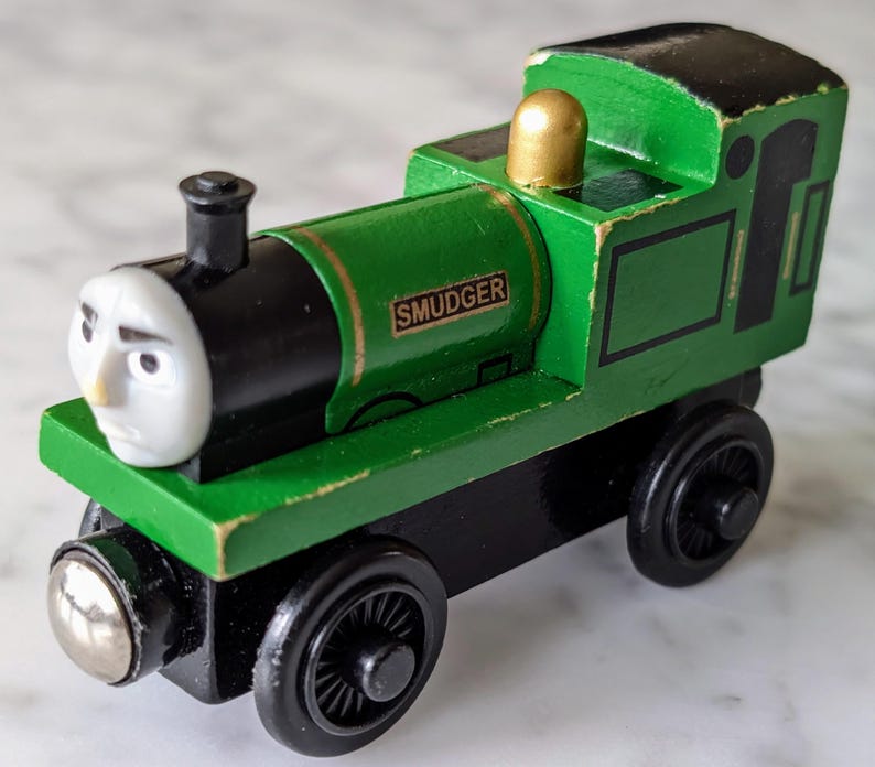 Thomas Tank Engine & Friends Wooden Railway Smudger Magnetic Train RARE ...