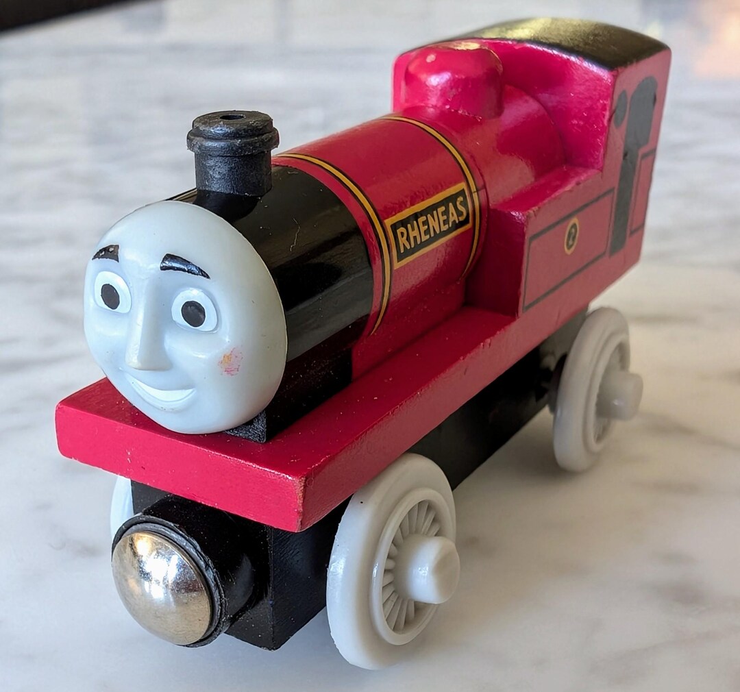 Thomas Tank Engine & Friends Wooden Railway Rheneas Magnetic Train Rare ...