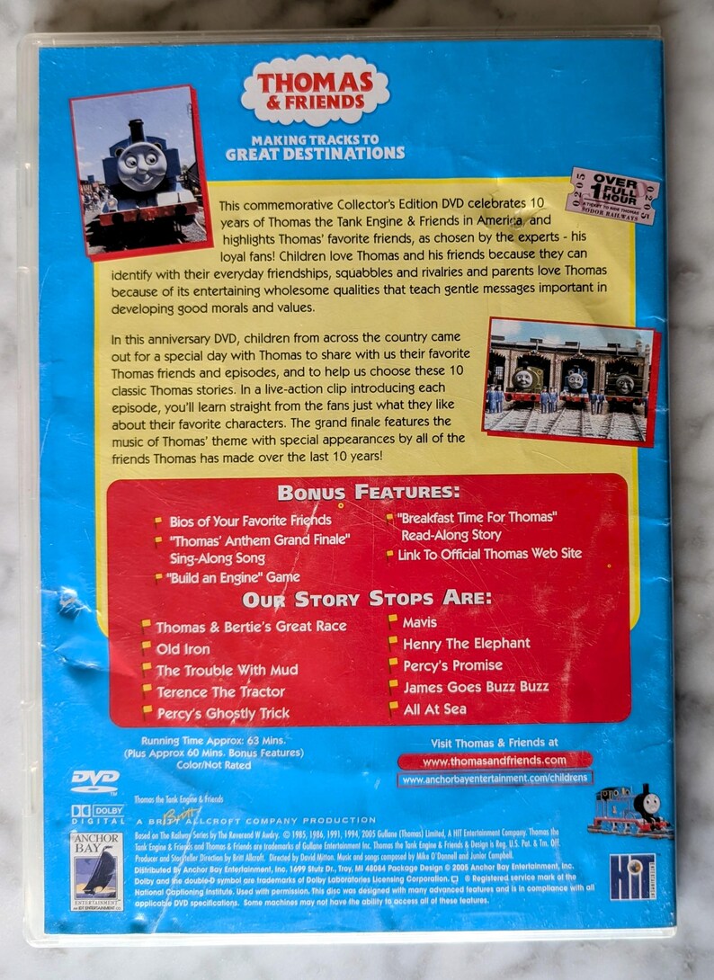 Thomas the Tank Engine & Friends Ten Years Collector's Edition Best ...