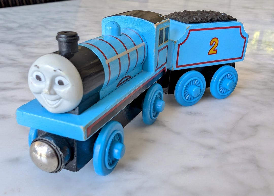 Thomas the Tank Engine Friends Wooden Railway Edward & His Tender ...
