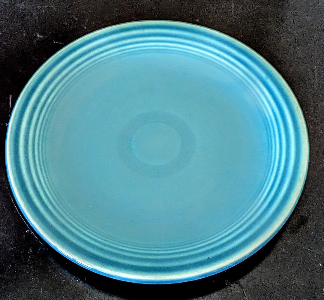 Vintage Fiestaware Fiesta Ware Turquoise Blue Salad Dessert Small Side ...