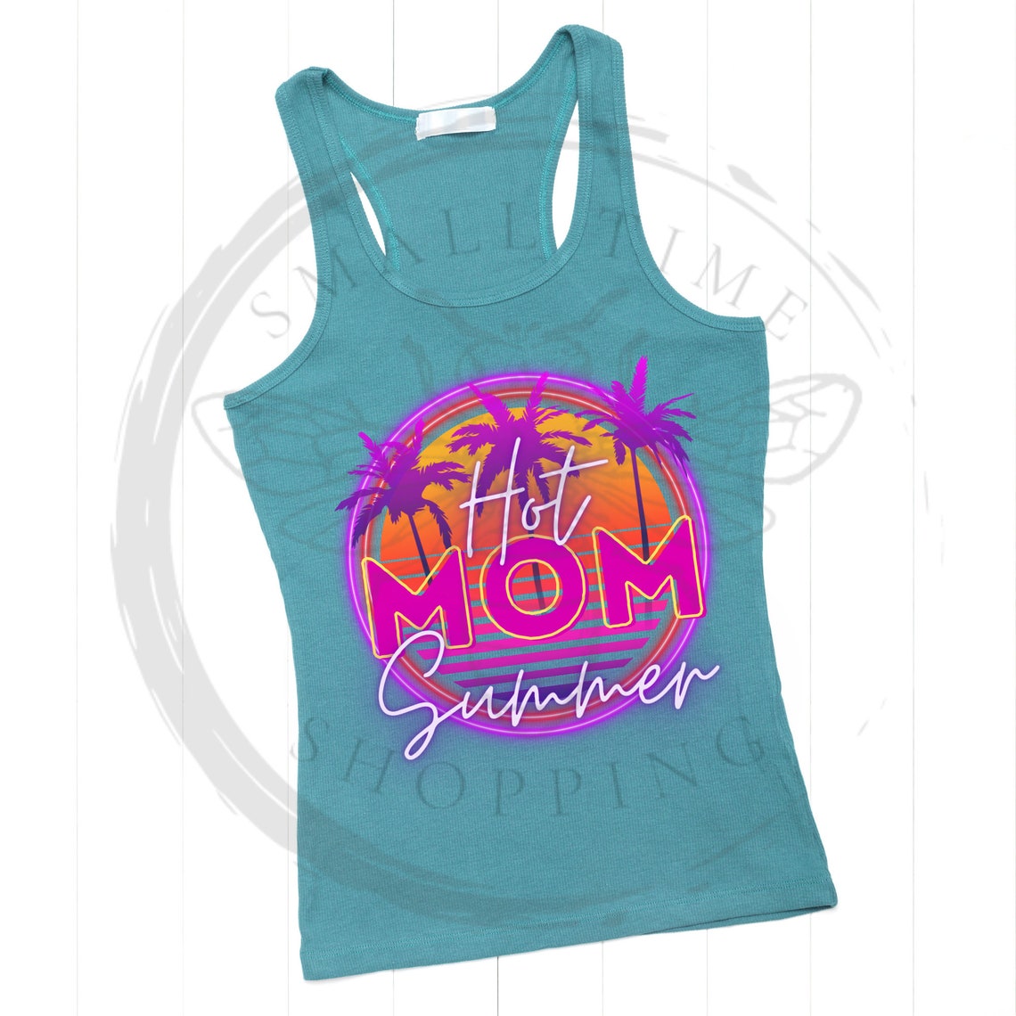 Hot Mom Summer Png Hot Mom Png Summer Png Neon Summer Png 80s Png