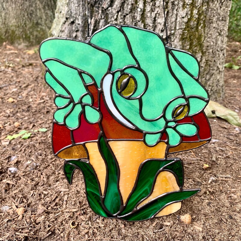 Stained Glass Frog - Etsy