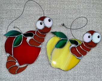 Stained Glass Worm - Etsy