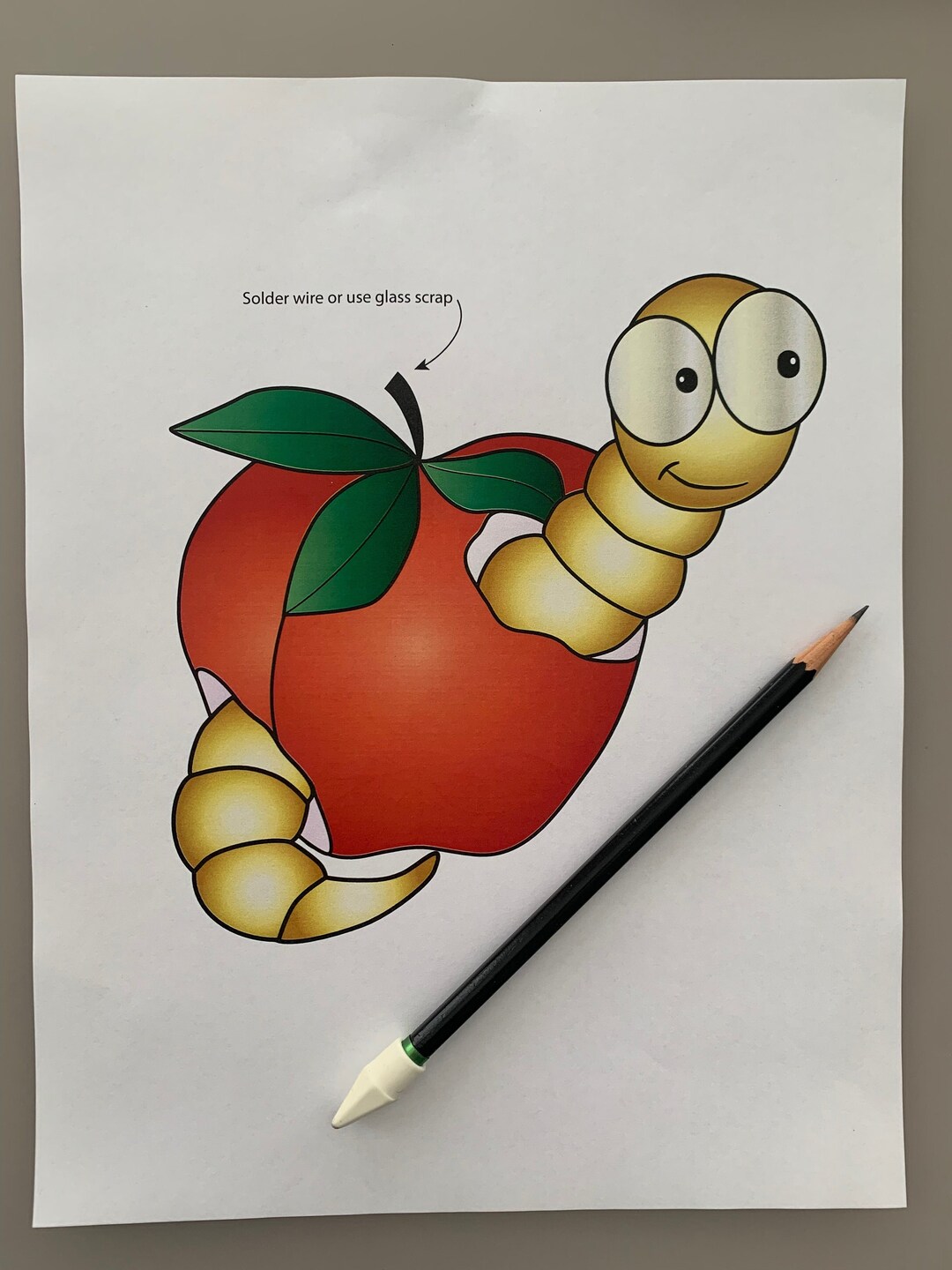 Digital (PDF) Pattern - Worm in the Apple (2 Variations) - Etsy