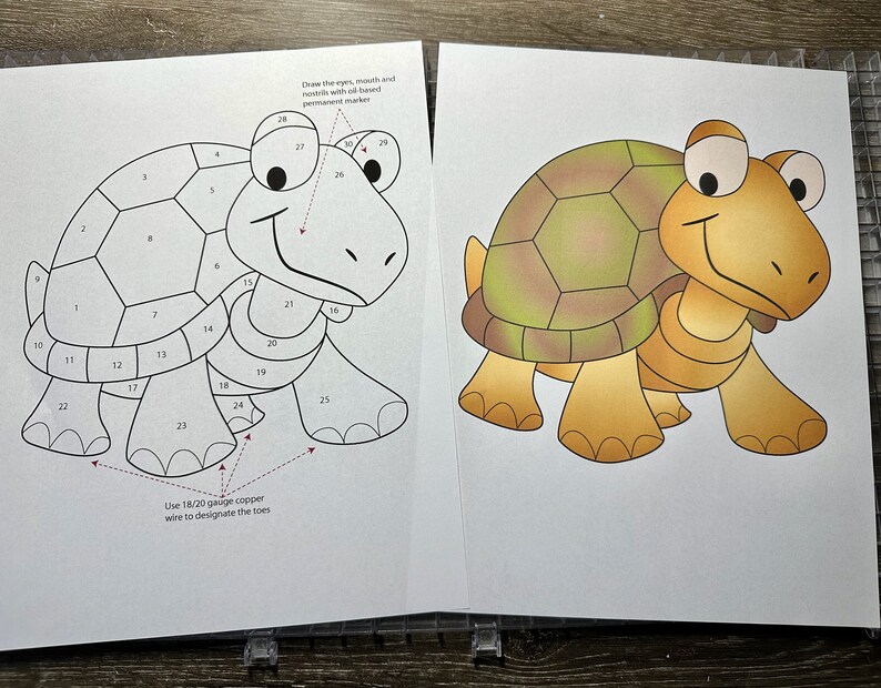 Digital PDF Stained Glass Pattern Smiling Cartoon-style - Etsy