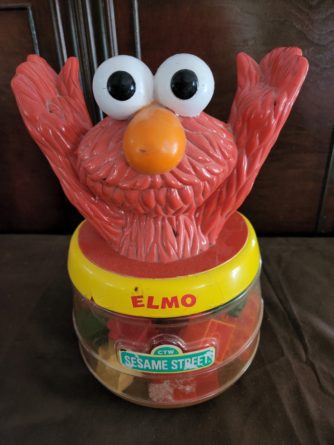 Elmo Chunky Legos - Etsy