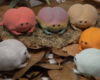 NEW Rain Frogs Grumpy Frog Mini Plushie Stuffed Animals - Etsy