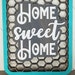 Home Sweet Home Rustic Farmhouse Decor Sign Chicken Wire Pattern Decor ...