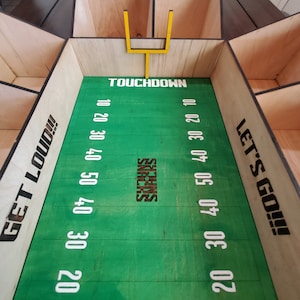 Football Snack Stadium SVG - Laser Cut Svg File - Football Stadium Tray ...