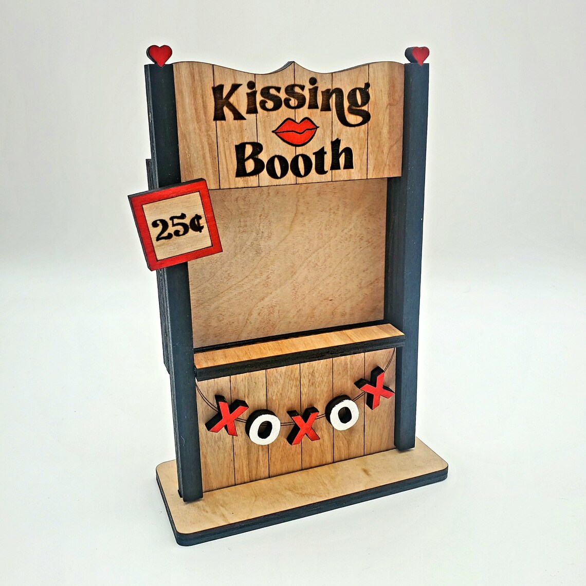 Valentine Kissing Booth Photo Frame Svg File - Valentine Tiered Tray ...