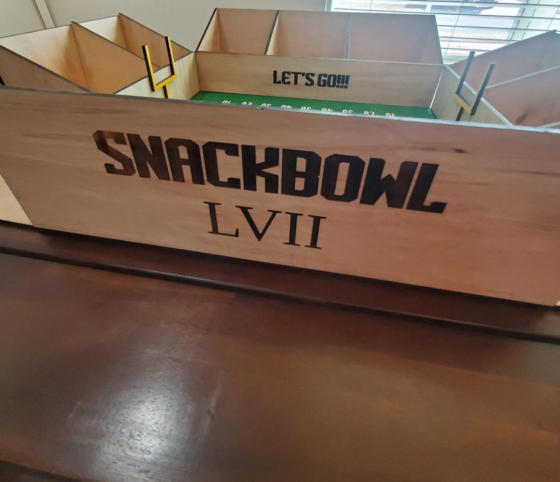 Football Snack Stadium SVG - Laser Cut Svg File - Football Stadium Tray ...