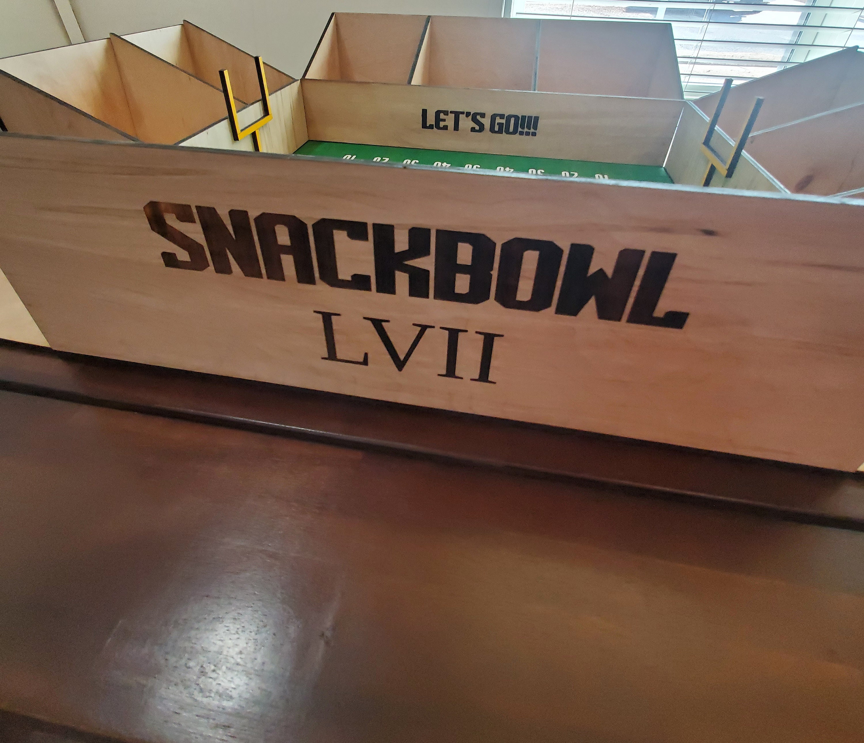 Football Snack Stadium SVG Laser Cut Svg File Football - Etsy UK