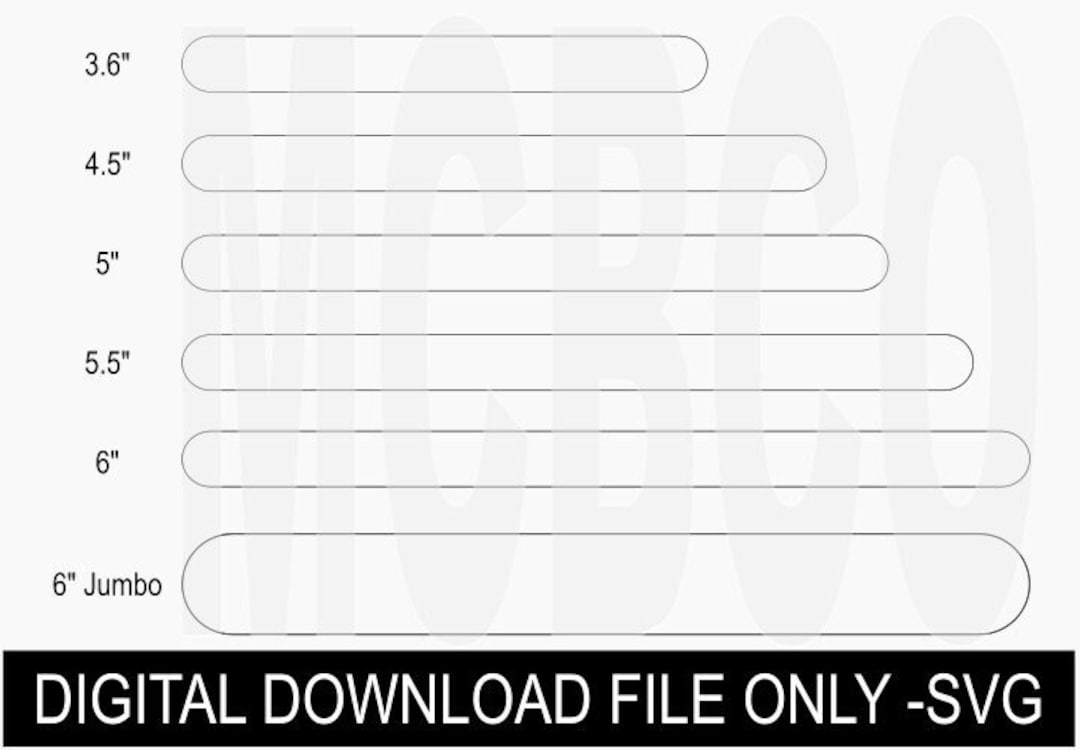 Popsicle Stick SVG | Laser Cut Files | Ice Cream Stick Svg | Cakesicle ...