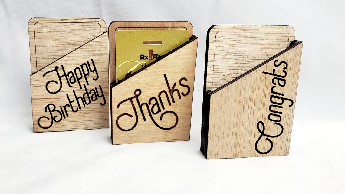 Gift Card Holder SVG File Digital Download Congrats - Etsy