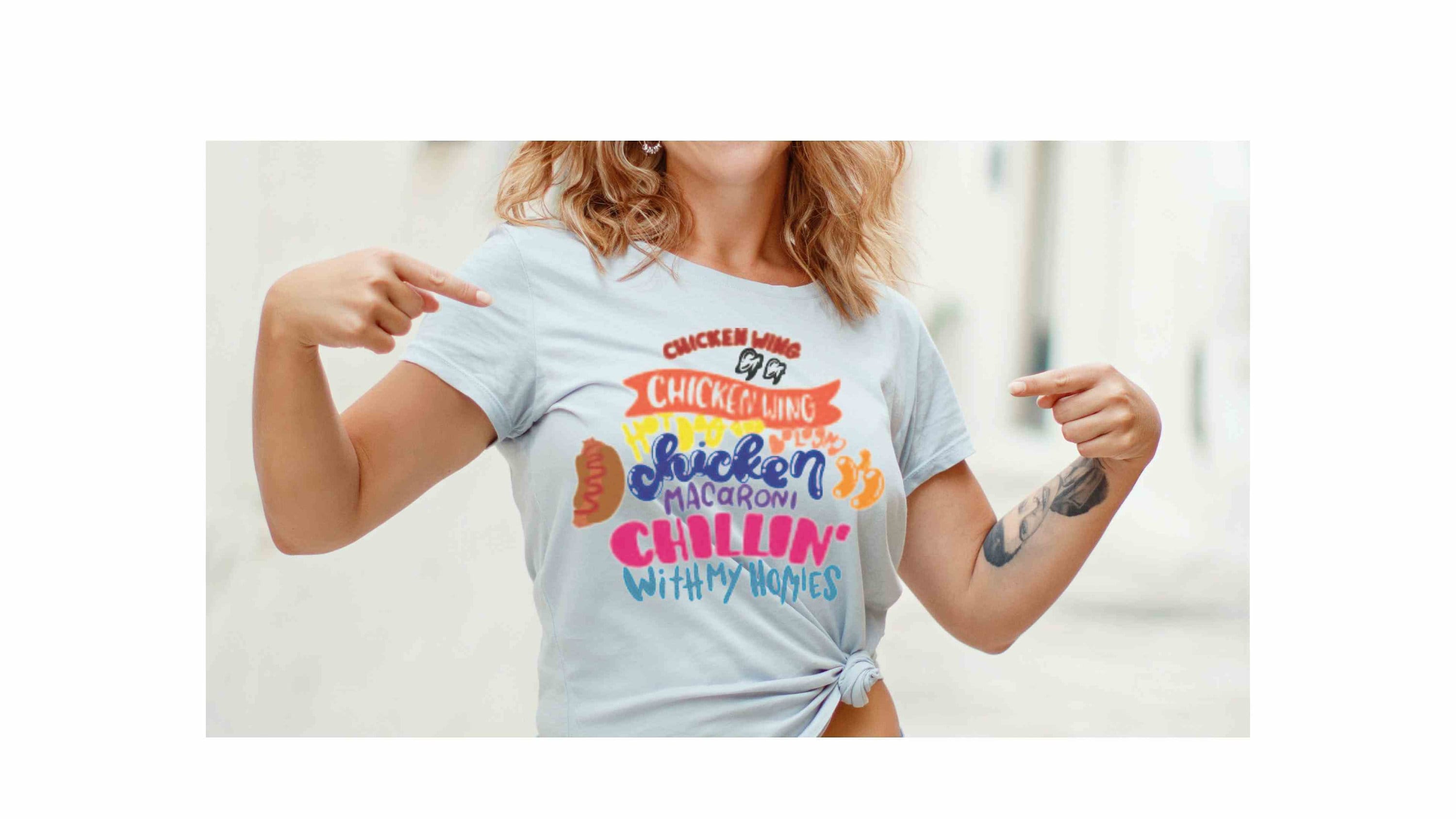 Chicken Wing Chicken Wing SVG, Hotdog and Bologna, Sublimation, T-shirt ...