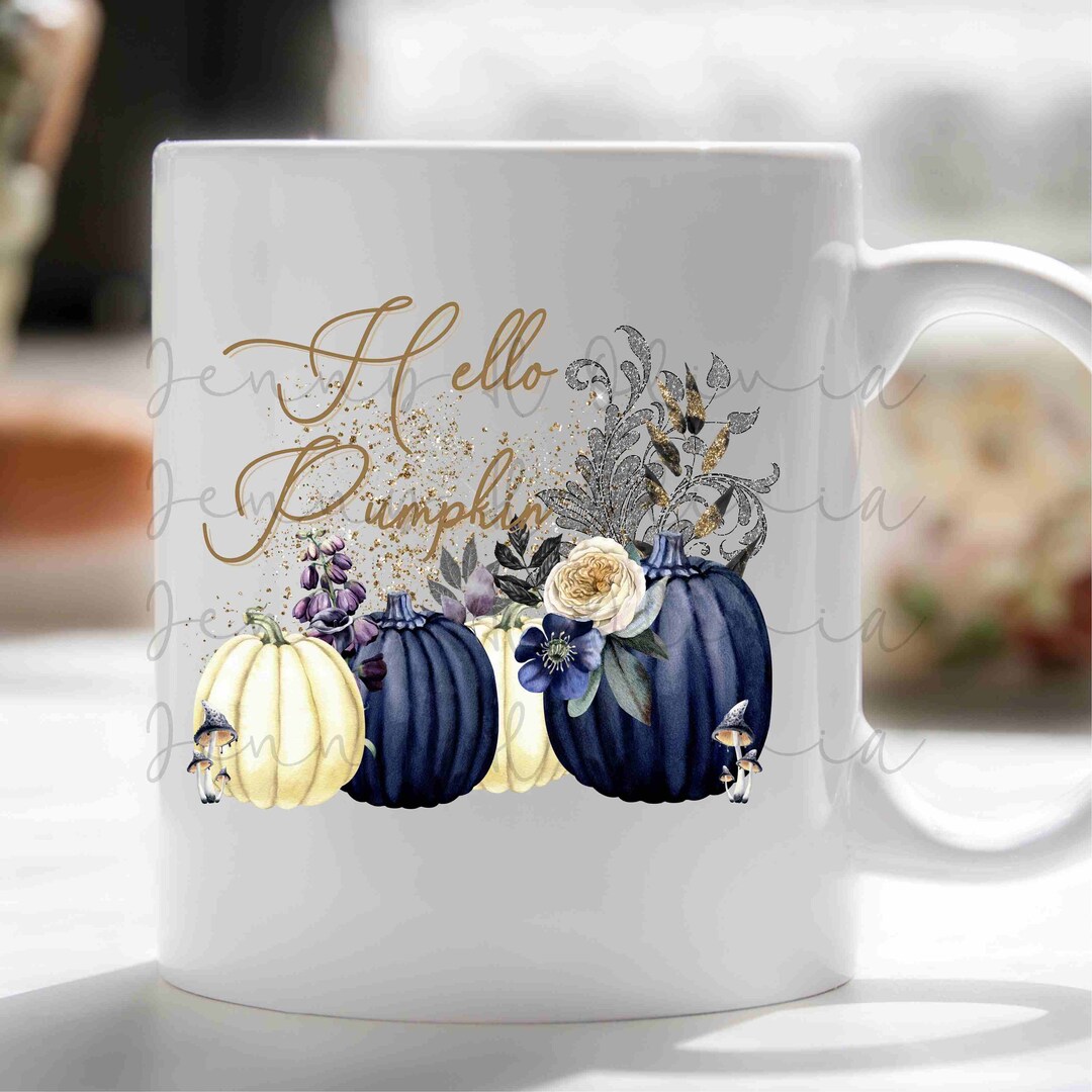 Hello Pumpkin PNG, Fall PNG, Fall Decor, Pumpkin Decor, Halloween ...