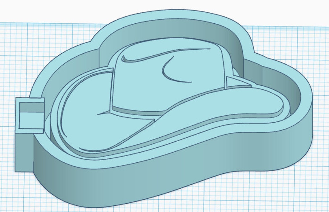 Cowboy Hat Mold Housing Digital Download - Etsy