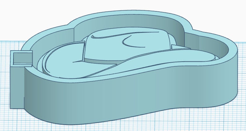 Cowboy Hat Mold Housing Digital Download - Etsy