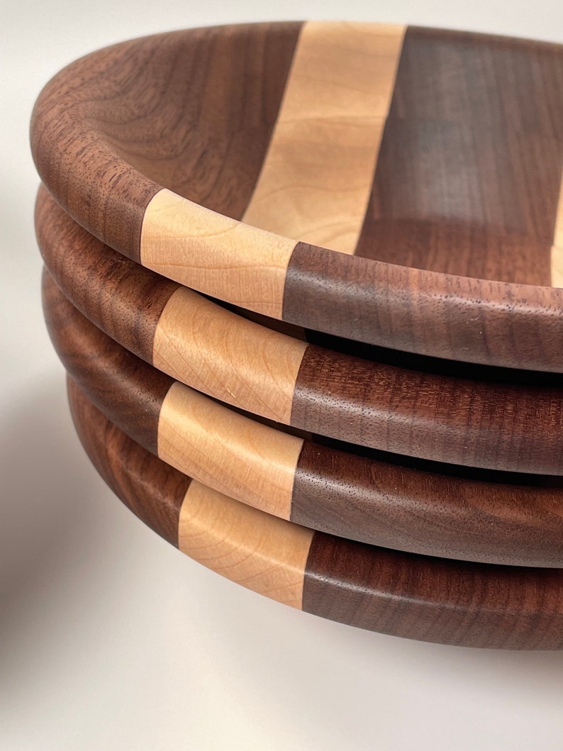 Large Salad Bowl. Beautifully Custom Made, Hand Turned. - Etsy