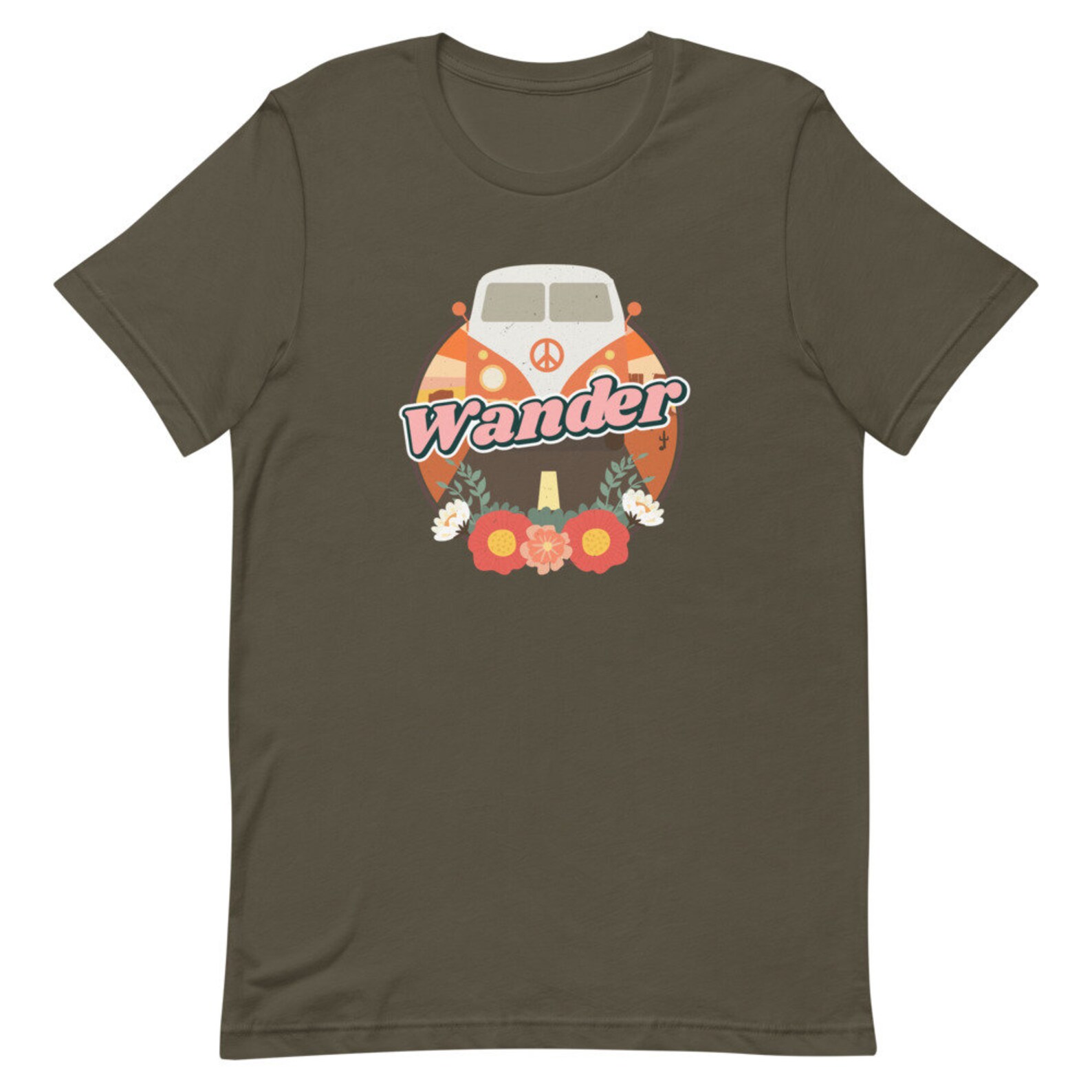 Wander T-shirt, Boho T-shirt, Hippie T-shirt, Retro T-shirt, 70's T ...