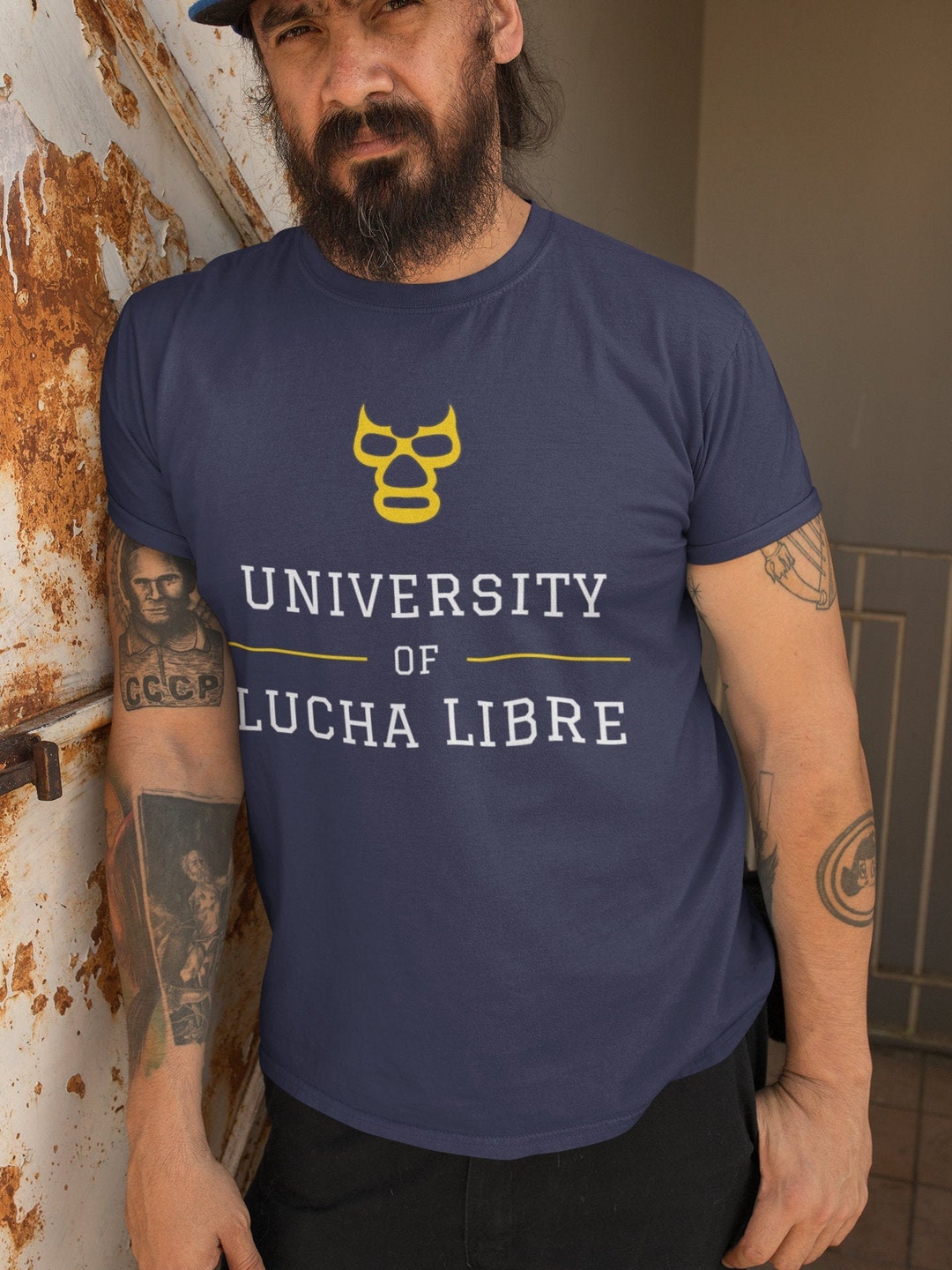 University of Lucha T-shirt, Lucha Libre T-shirt, Luchador T-shirt ...