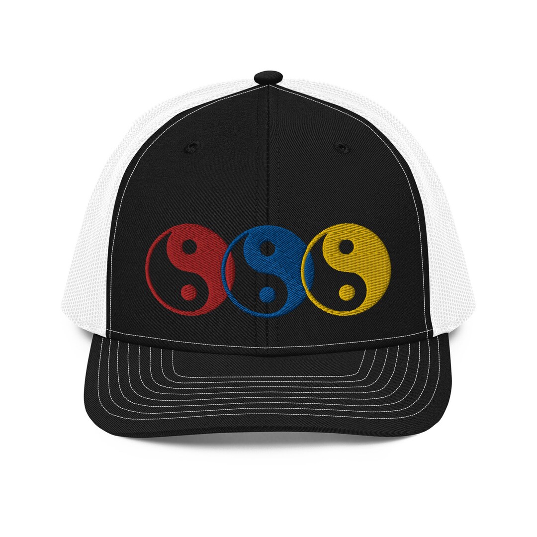 Primary Yin-yang Hat, 90’s Hat, Retro Hat, Yin-yang Hat ...