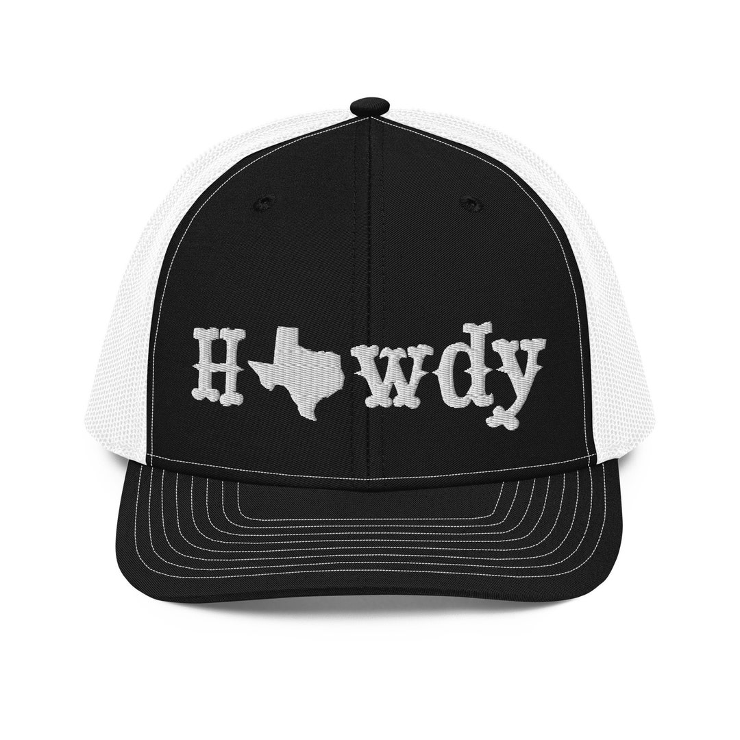Howdy Trucker Cap, Texas Hat, Trucker Hat, Western Hat, Southern Hat ...