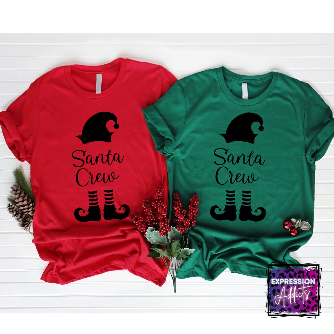 Santa Crew PNG SVG Christmas Png Svg Santa Elf Family Matching Staff ...
