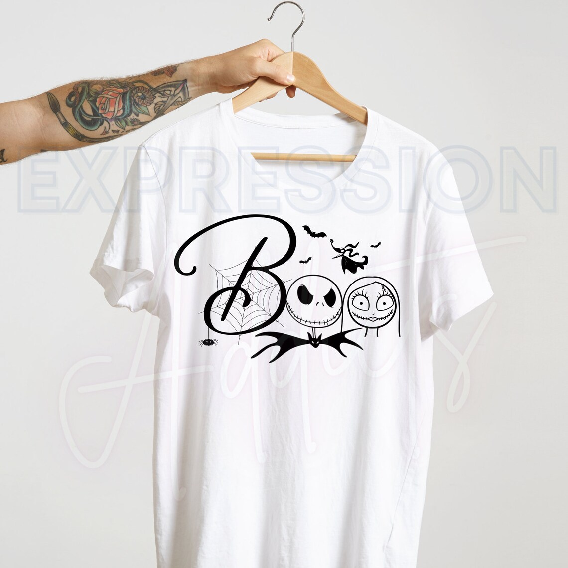 BOO Nightmare Before Christmas SVG PNG for Sublimation | Cricut | Dtf ...