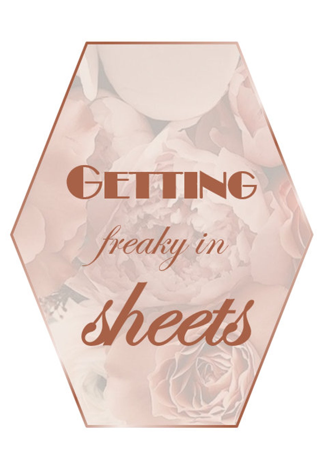 Printable Poster Freaky in the Sheets | Etsy