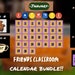 Friends Theme Classroom Calendar - Etsy