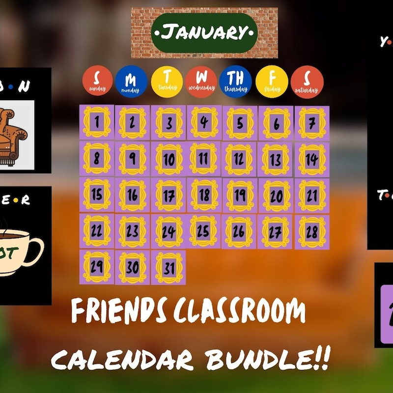 Friends Classroom Decor - Etsy