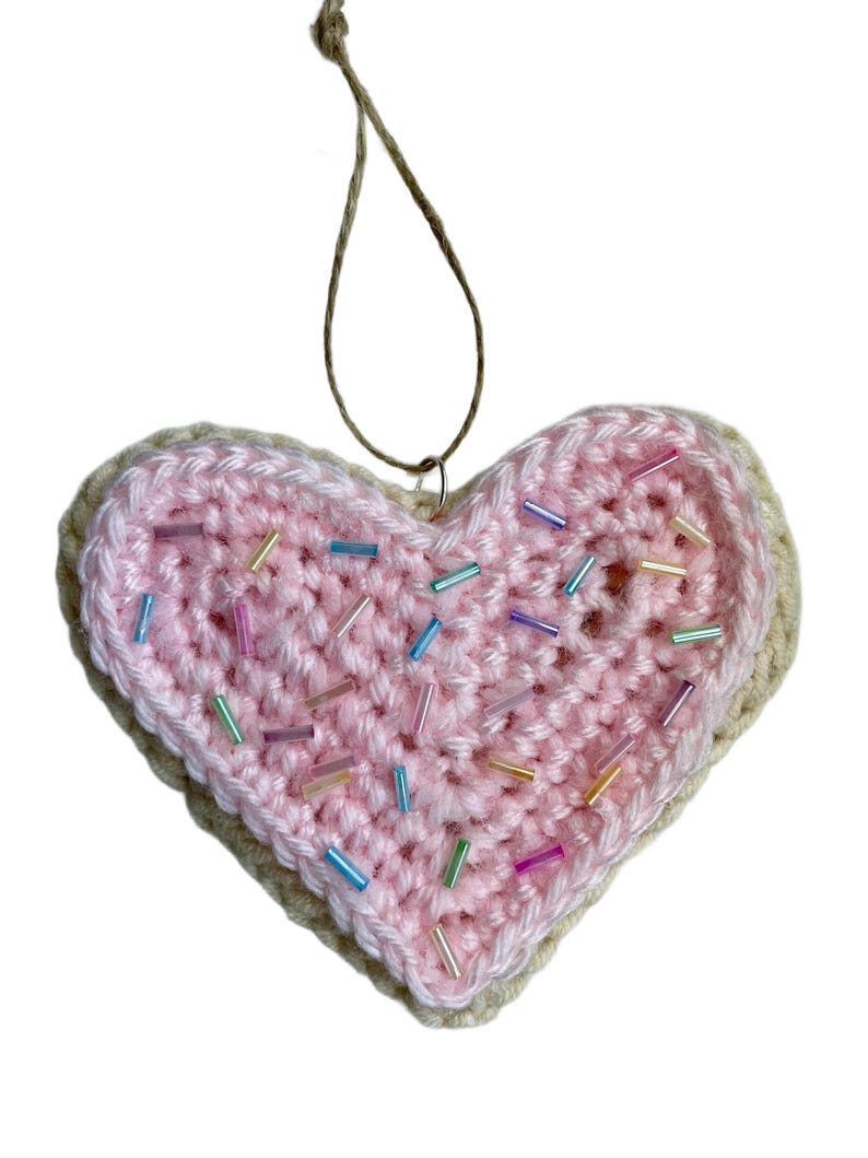 Christmas Ornaments, Crochet Sugar Cookies Collection - Etsy