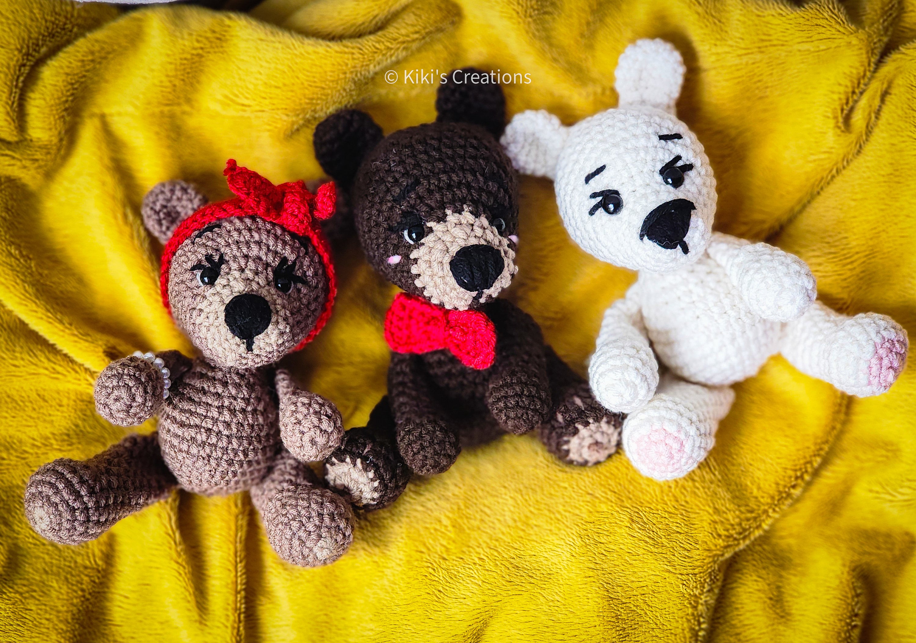 Crochet Teddy Bear (2 Sizes Available) - Etsy
