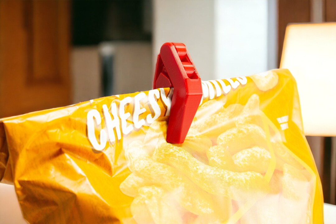Over Engineered 3D Printed Chip Clip - Keep Your Snacks Fresh in Style ...
