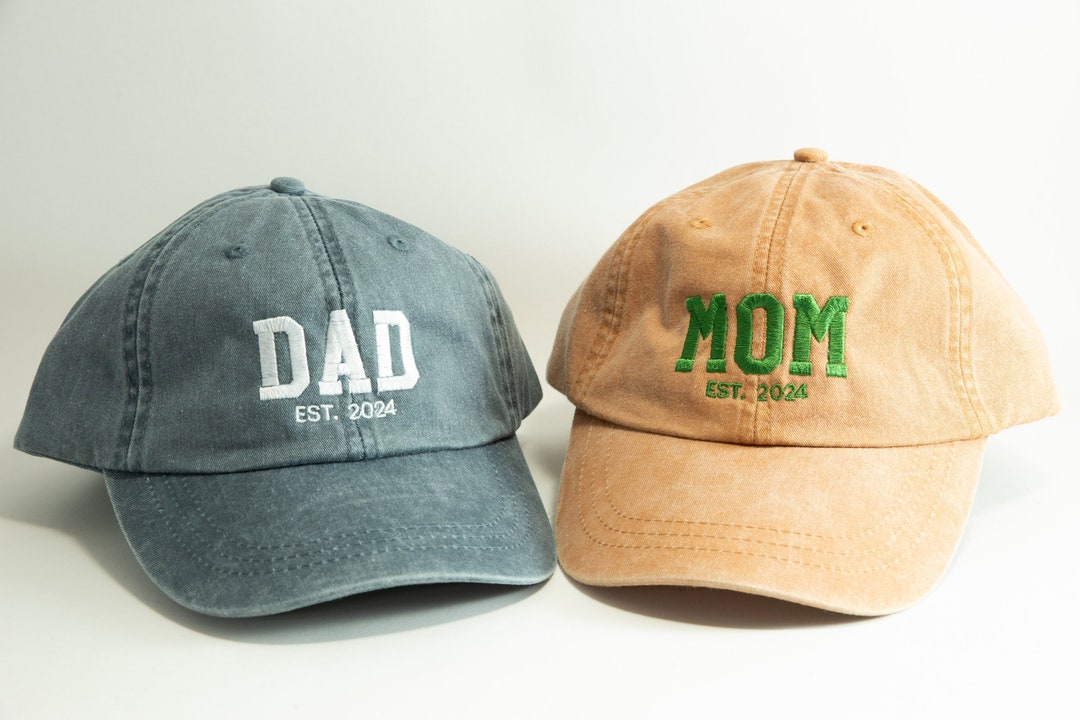 Custom Text Embroidered Dad Hat: Personalized Baseball Cap - Etsy