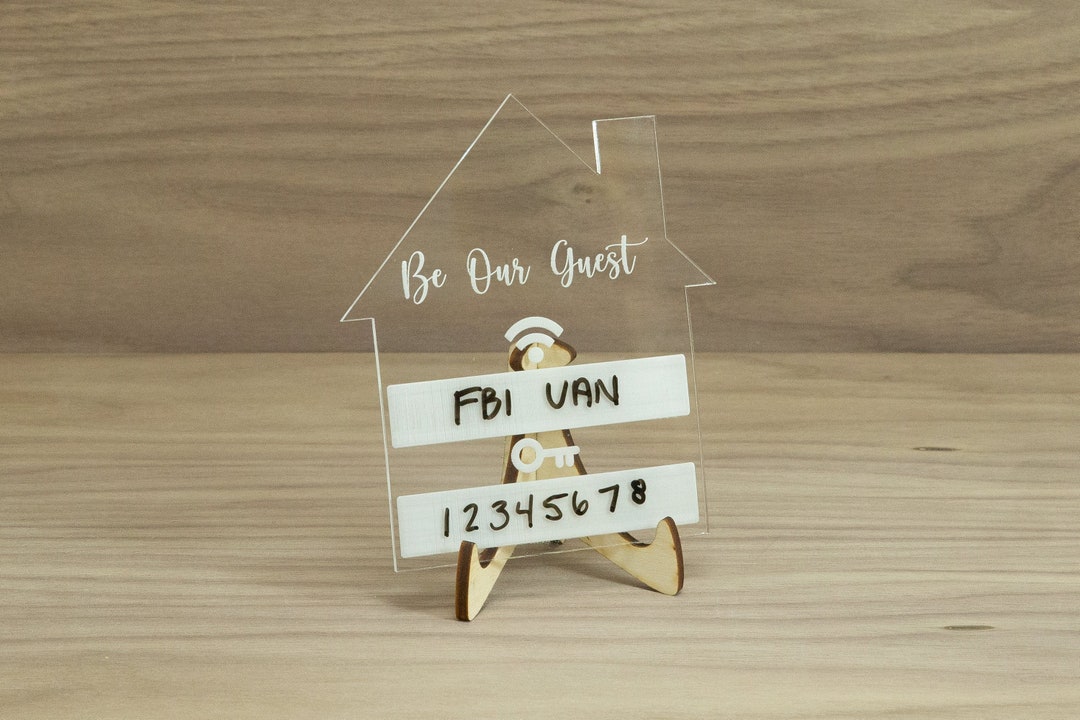 Custom Guest Wifi Password Sign, Personalized Family Wifi Sign ...