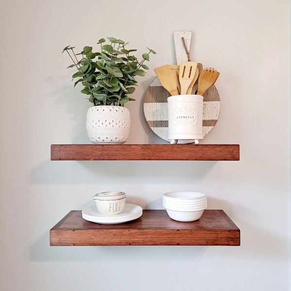 Modern Floating Shelves - Etsy