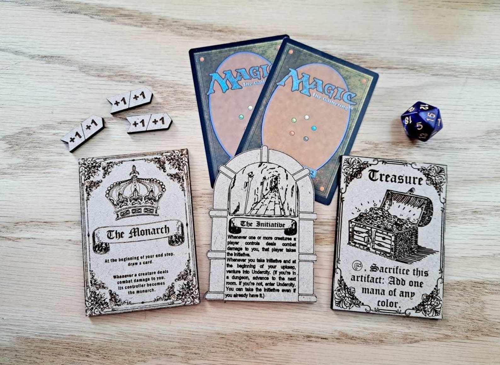 MTG Tokens Treasure Token the Monarch the Initiative Magic - Etsy