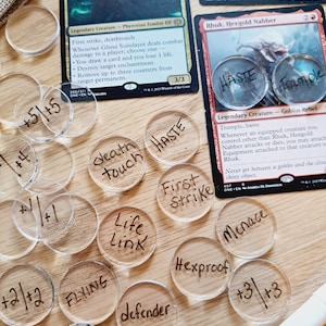 Dry Erase MTG Keywords, MTG Counters, MTG Gift, Magic the Gathering ...