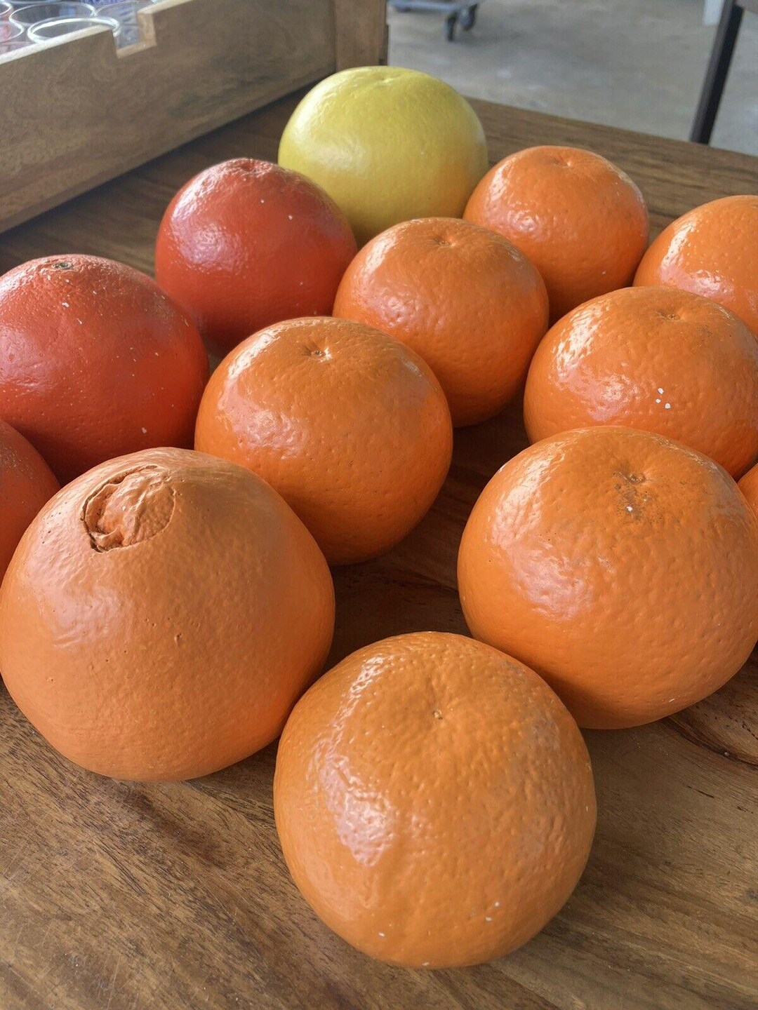 Vintage Florida Ceramic Prop Fruit Orange Citrus Mix Grocery Display ...